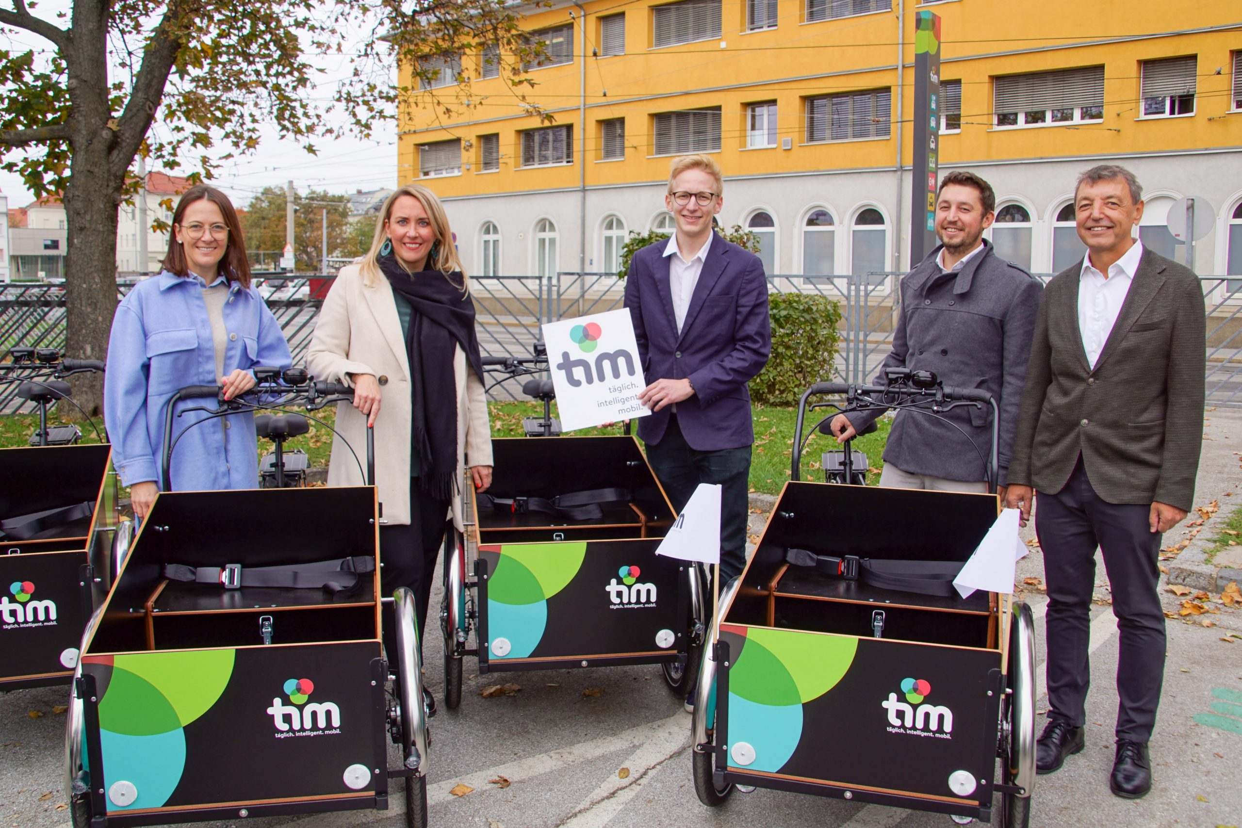tim setzt auf Lastenräder - TIM Steirischer Zentralraum